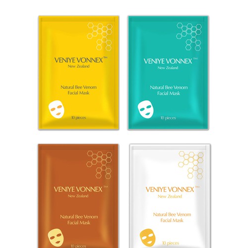Product lable design for facial mask | Product label contest