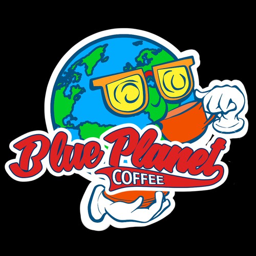 Blue Planet Coffee Logo, Card, & Letterhead Design | Logo & brand ...