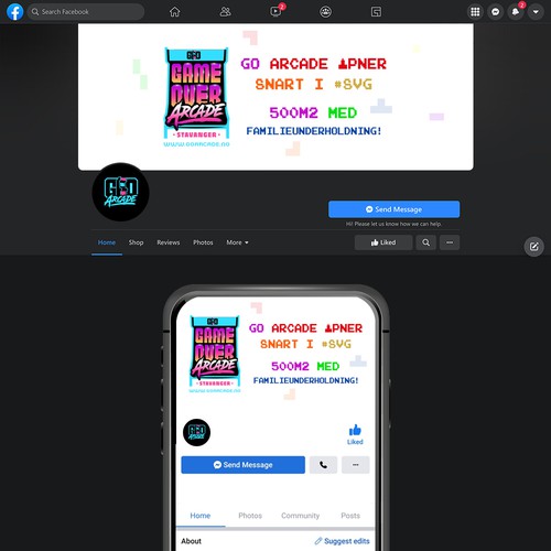 Designs | Design our Arcade Facebook Cover | Facebook cover contest