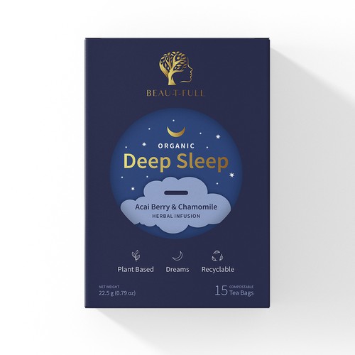 Designs | DEEP SLEEP TEA - REBRAND NEEDED | Product packaging contest