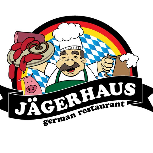 Fun logo needed for casual German restaurant. | Logo design contest