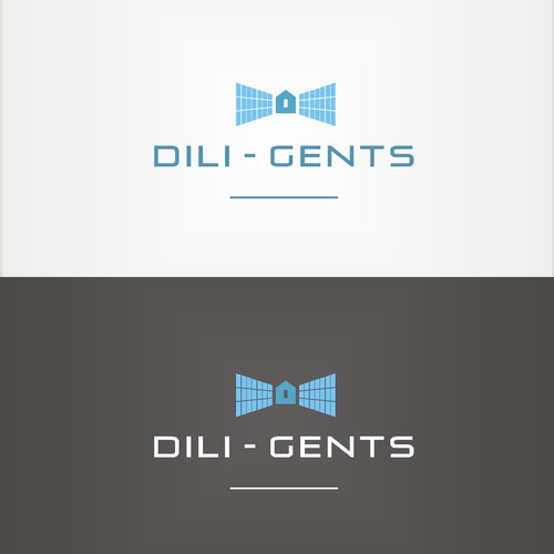 illustrate a logo encompassing diligent distinguished gentlemen...hence ...