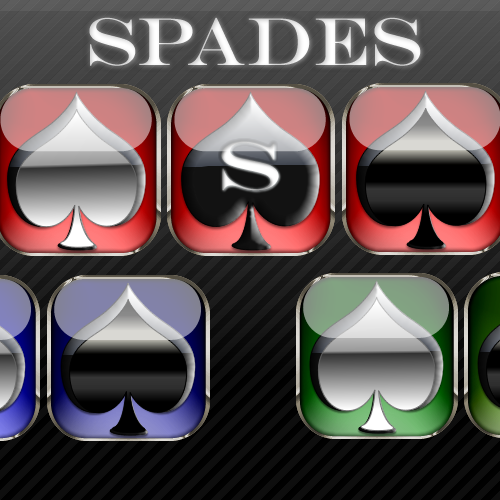 App launcher icon for Android Spades application | Button or icon contest