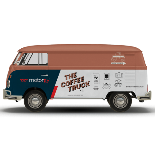 Designs | 1965 VW Combi Split Wrap Design | Car, truck or van wrap contest