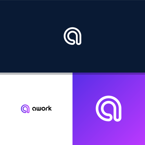 Designs | New logo for AI-based productivity software "awork" | Logo ...
