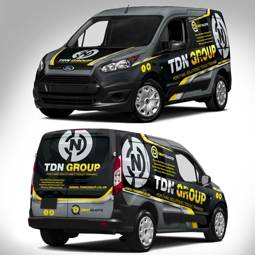 Vehicle Graphics for Ford Transit Connect | Voertuigwrap ontwerpwedstrijd