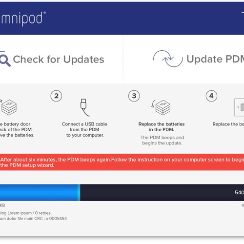 Medical Device Software Upgrade Program User Interface | Other web or ...