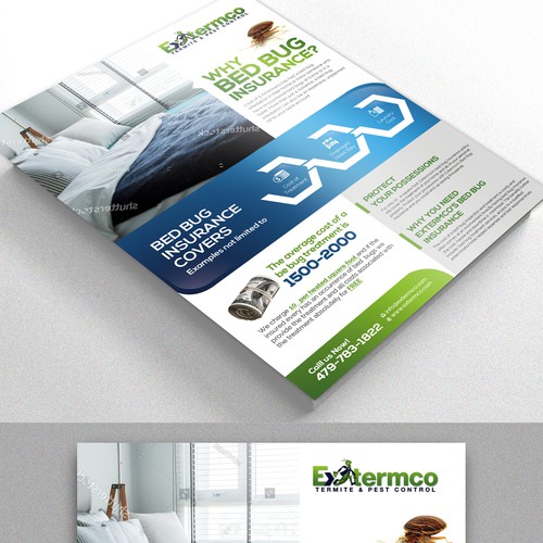 The world's first BED BUG INSURANCE | Postcard, flyer or print contest