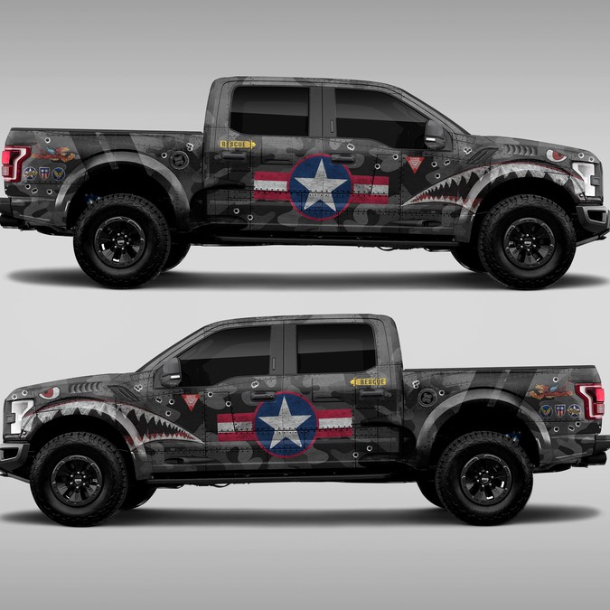 2018 Patriotic Ford Raptor (USA) | Car, truck or van wrap contest