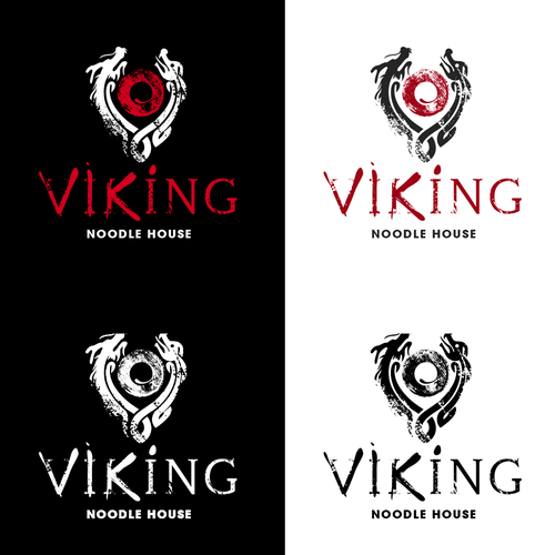 Create a Asian fusion logo for a Viking Chefs noodle house. | Logo ...