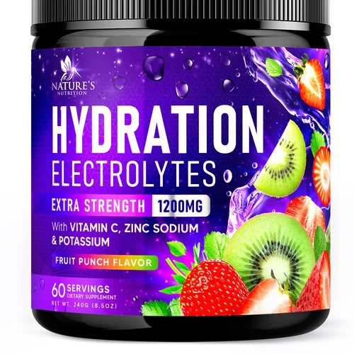 Designs | Hydration Electrolytes Design Needed for Nature's Nutrition ...