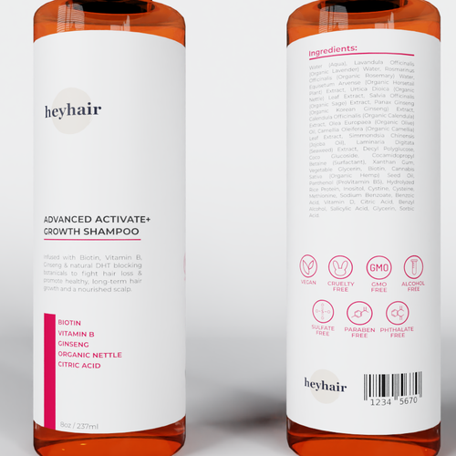 Designs | Minimalistic Package Branding Design for a Cosmetic Hair Care ...