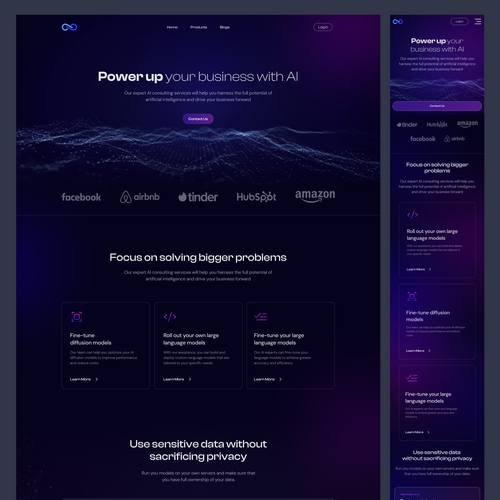 Designs | Kalua.ai | Web page design contest
