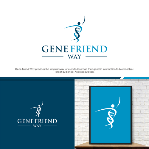 Design a modern logo for genetic testing and counseling. | Logo design ...