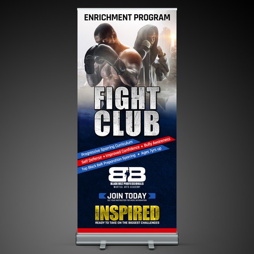 FIGHT CLUB BANNER | Signage contest
