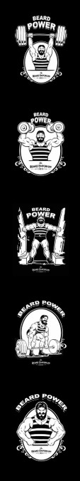 Strongman character design creation for The Beard Emporium.com ...