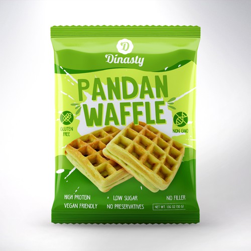 Designs | Wrapper and Box for the Wrappers Design for Waffles | Product ...