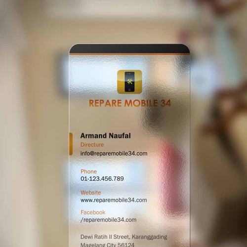 Creer carte de visite reparation smartphone et tablette | Business card ...