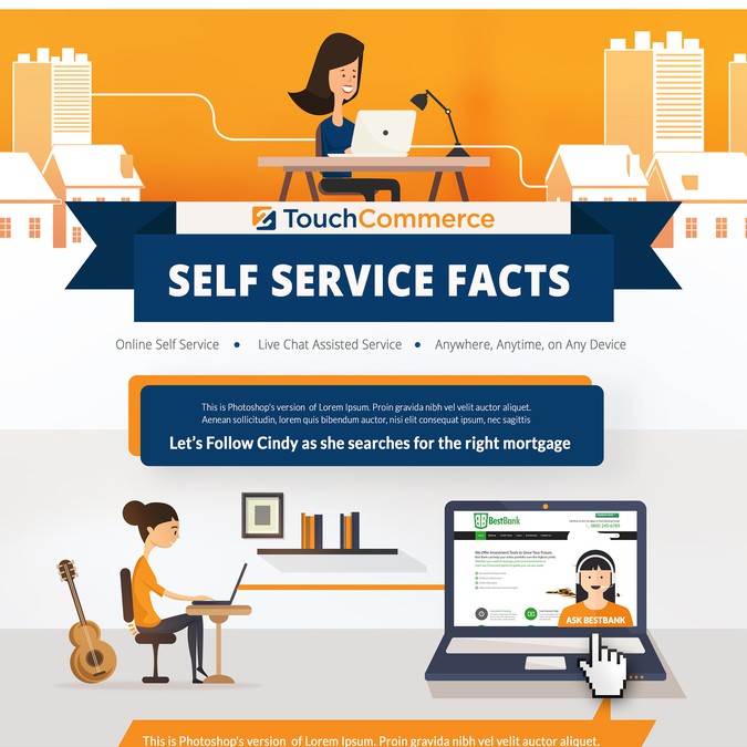 TouchAssist Infographic- Self Service | Infographic contest