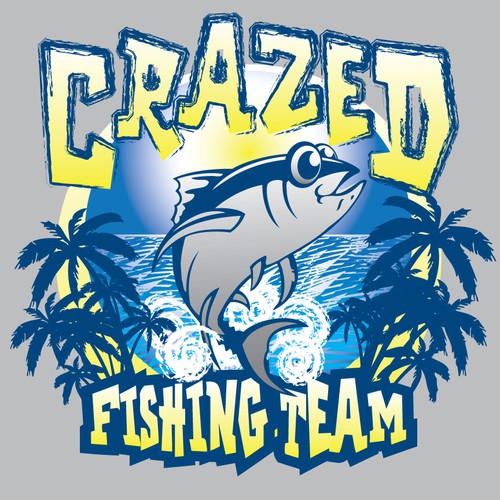 CRAZED LOGO FOR FISHING TEAM | T-shirt contest