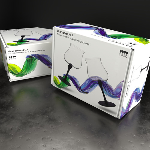 Designs | eye catching glassware box designing , | Product packaging ...