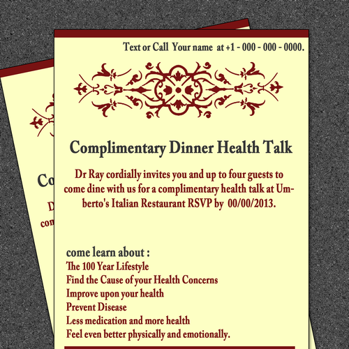 Advanced Holistic Healthcare needs a new card or invitation | Card or ...