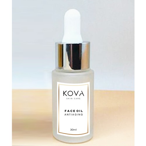 Design for a luxury face oil label | Product label contest