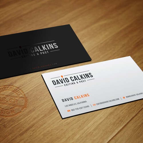Business Card for Los Angeles based Video Editor | Business card contest
