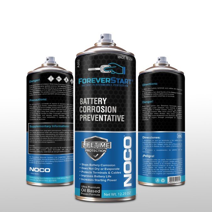 Aerosol can re-design with template and content provided | Product ...