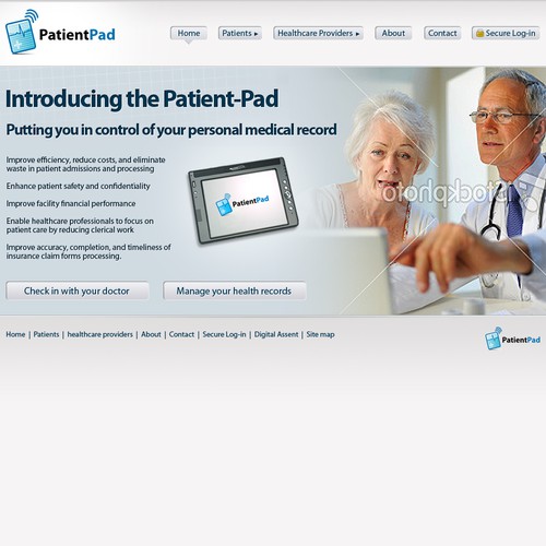 WEBSITE for new ELECTRONIC MEDICAL RECORDS (EMR) solution | Web page ...