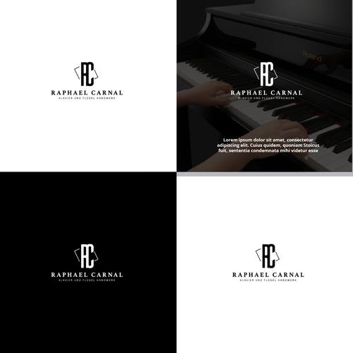 The note makes the music, the intonation the harmonie | Logo design contest
