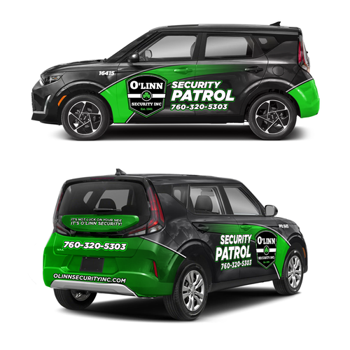 Designs | Kia Soul Modern Patrol Security Wrap | Car, truck or van wrap ...