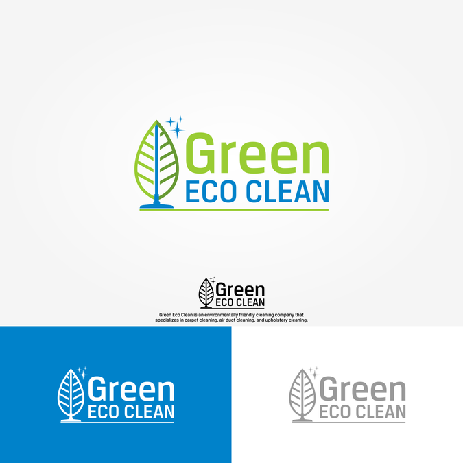 Logo design for Green Eco Clean, an eco-friendly cleaning company ...