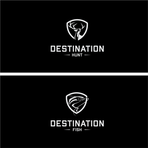 HUNT/FISH Youtube Channel Logos | Logo design contest