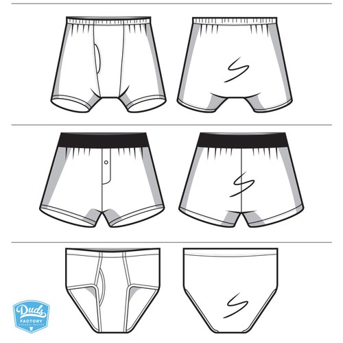 Seeking technical apparel (techpack) drawings for underwear. | Clothing ...