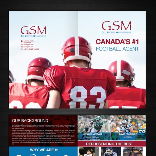 Sports Agency Brochure | Brochure contest