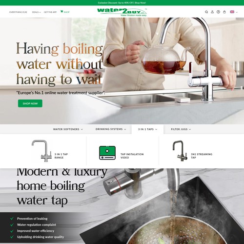 Designs | Powerful new Website Redesign to be the number 1 Softener and ...