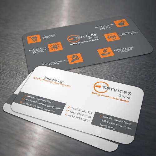 Design a stylish & simple business card for E-Services Group | Business ...