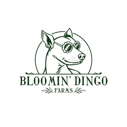 Designs | Playful logo for Bloomin' Dingo Farms - Cut Flowers | Logo ...