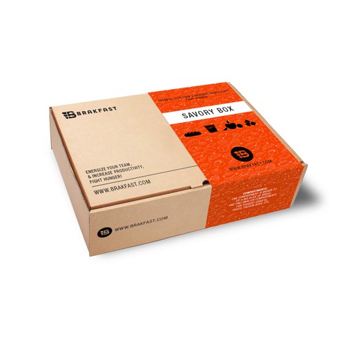 Breakfast Delivery Box & Sleeve Design. | Product packaging contest