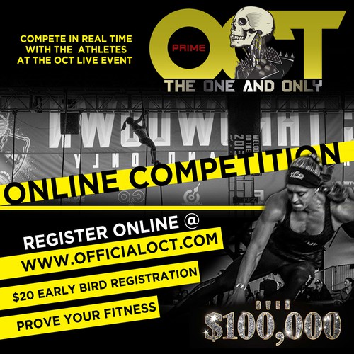 Online CrossFit Event Poster | Postcard, flyer or print contest
