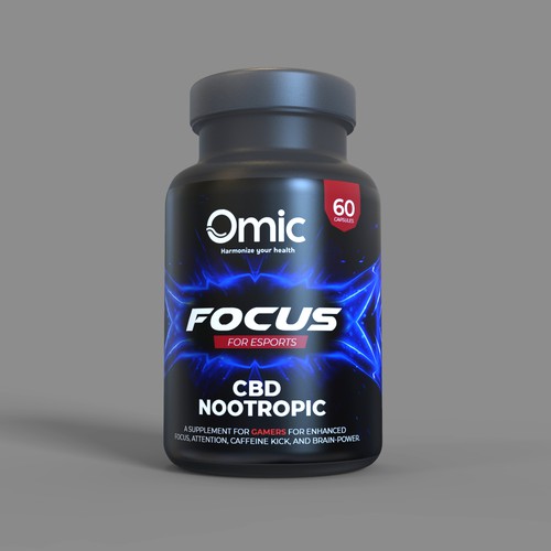 Designs | Video Gamer Supplement Label Design | Product label contest