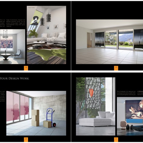 Designs | Design a Catalog for Our Window Shade Business | Brochure contest