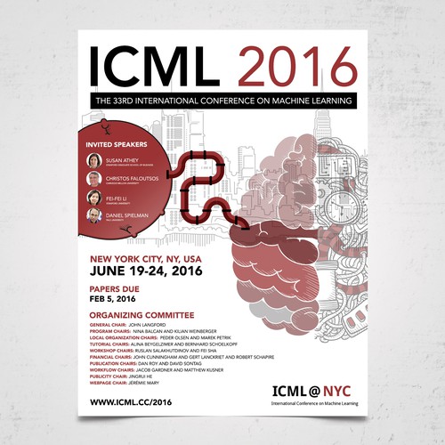 Design a poster for the 33rd International Conference on Machine ...
