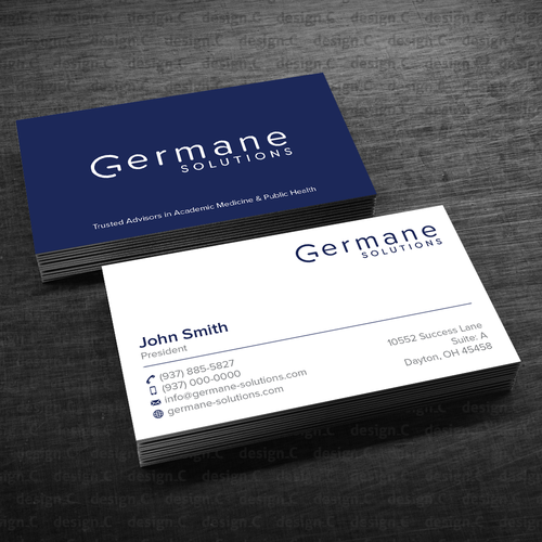 Germane Solutions Business Cards - New Logo | Business card contest