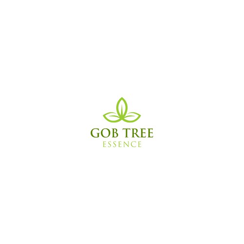 Logo for a stylish, natural beauty product called Gob Tree Essence ...
