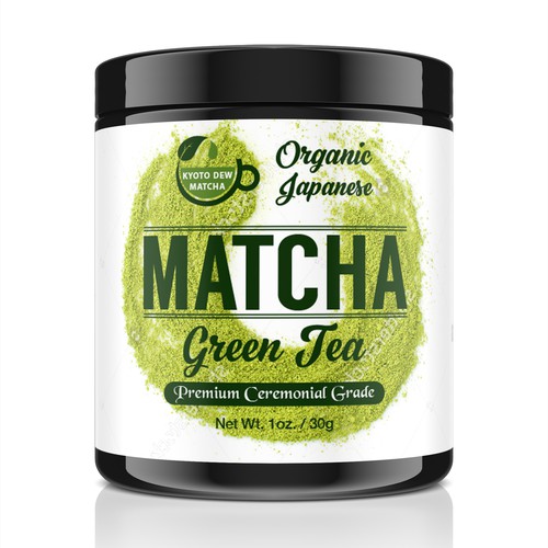 Create a eye catching Brand New Product Label for Green Tea Matcha ...