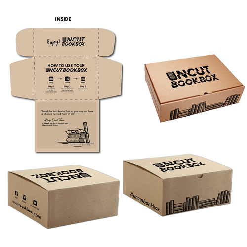 Design a YA Book Subscription Box | Product packaging contest
