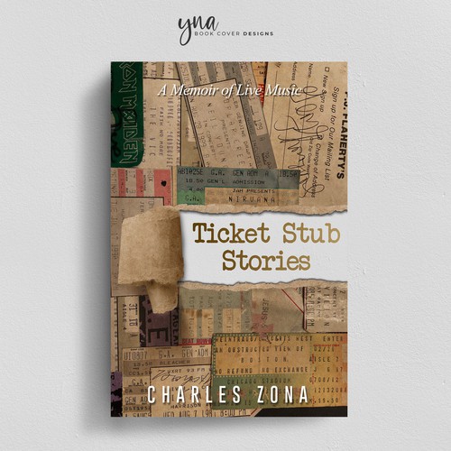 Designs | Ticket Stub Stories | Book cover contest