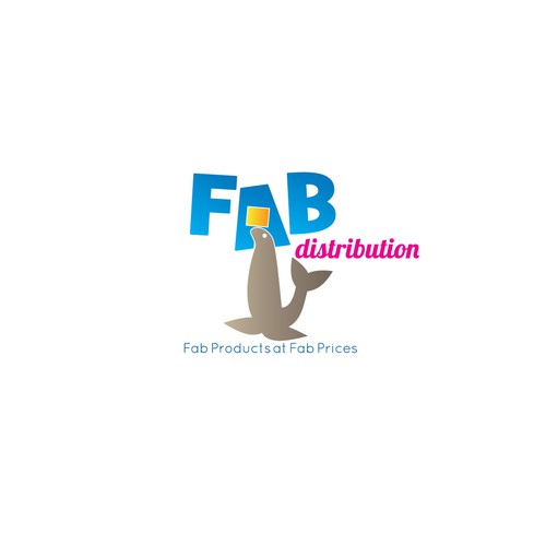 Create a character based logo design for a Fab distribution company ...